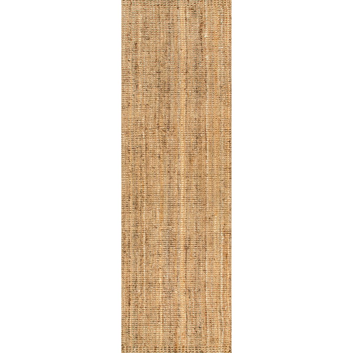 nuLOOM Ashli Solid Farmhouse Jute Area Rug - 10092691 | HSN