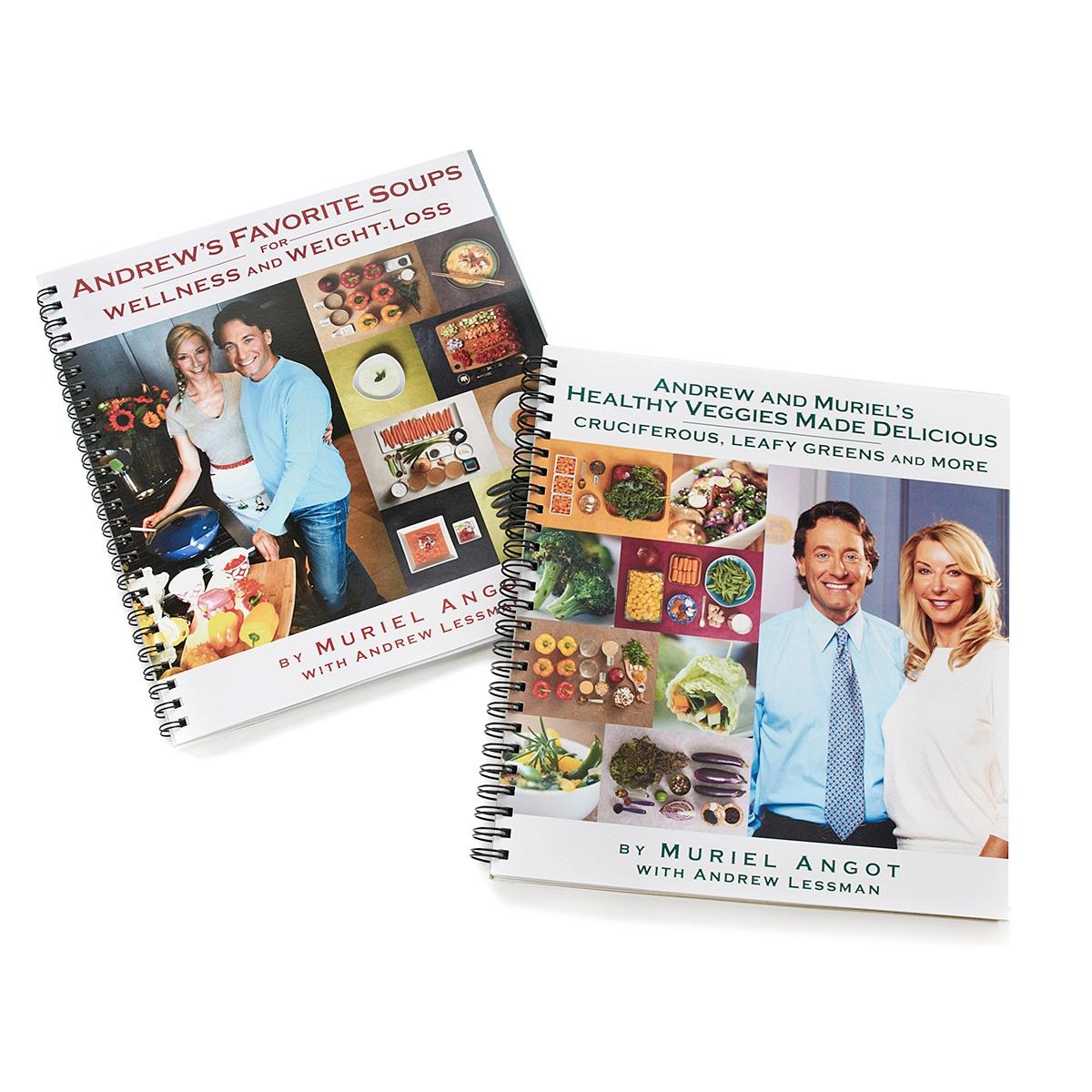 Andrew Lessman Favorite Soups & Veggie Cookbook Bundle | HSN