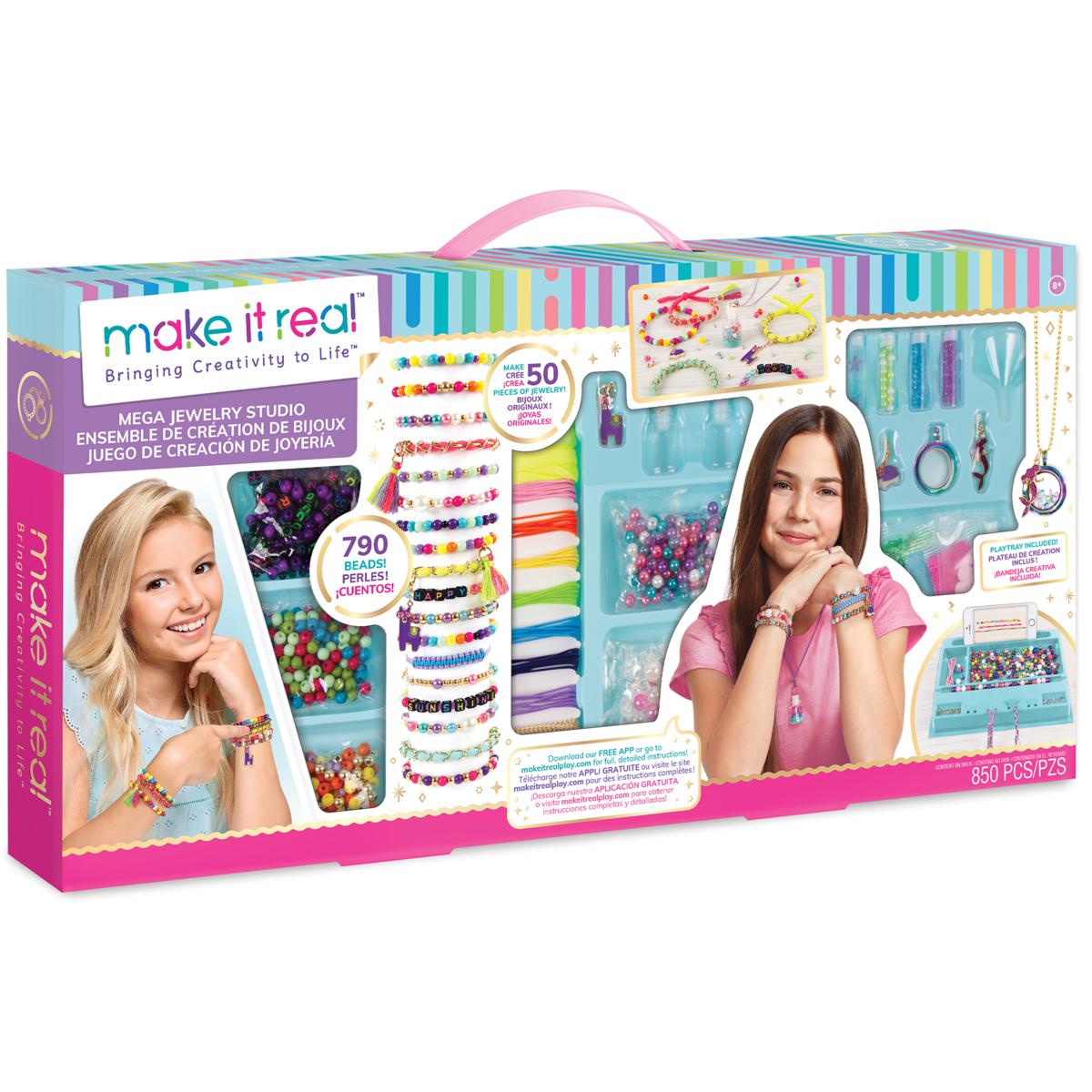 Make It Real: Mega Jewelry Studio Kit, Create 50 Pieces Of Jewelry | HSN