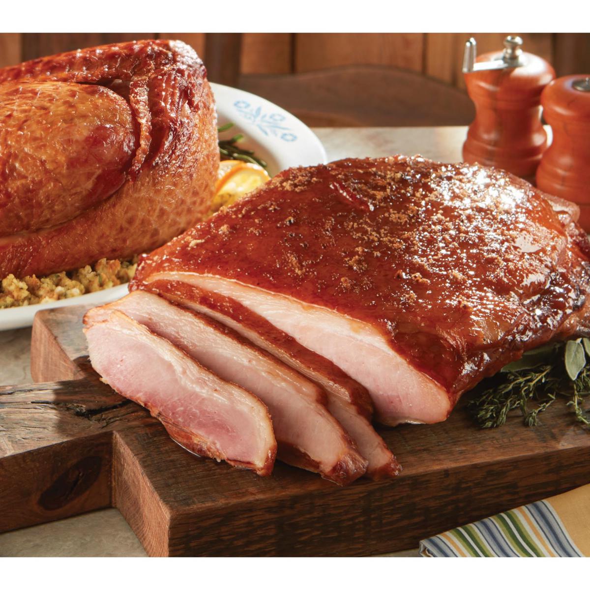 Kansas City Steaks 3-4 lb. Carver Ham with Glaze | HSN