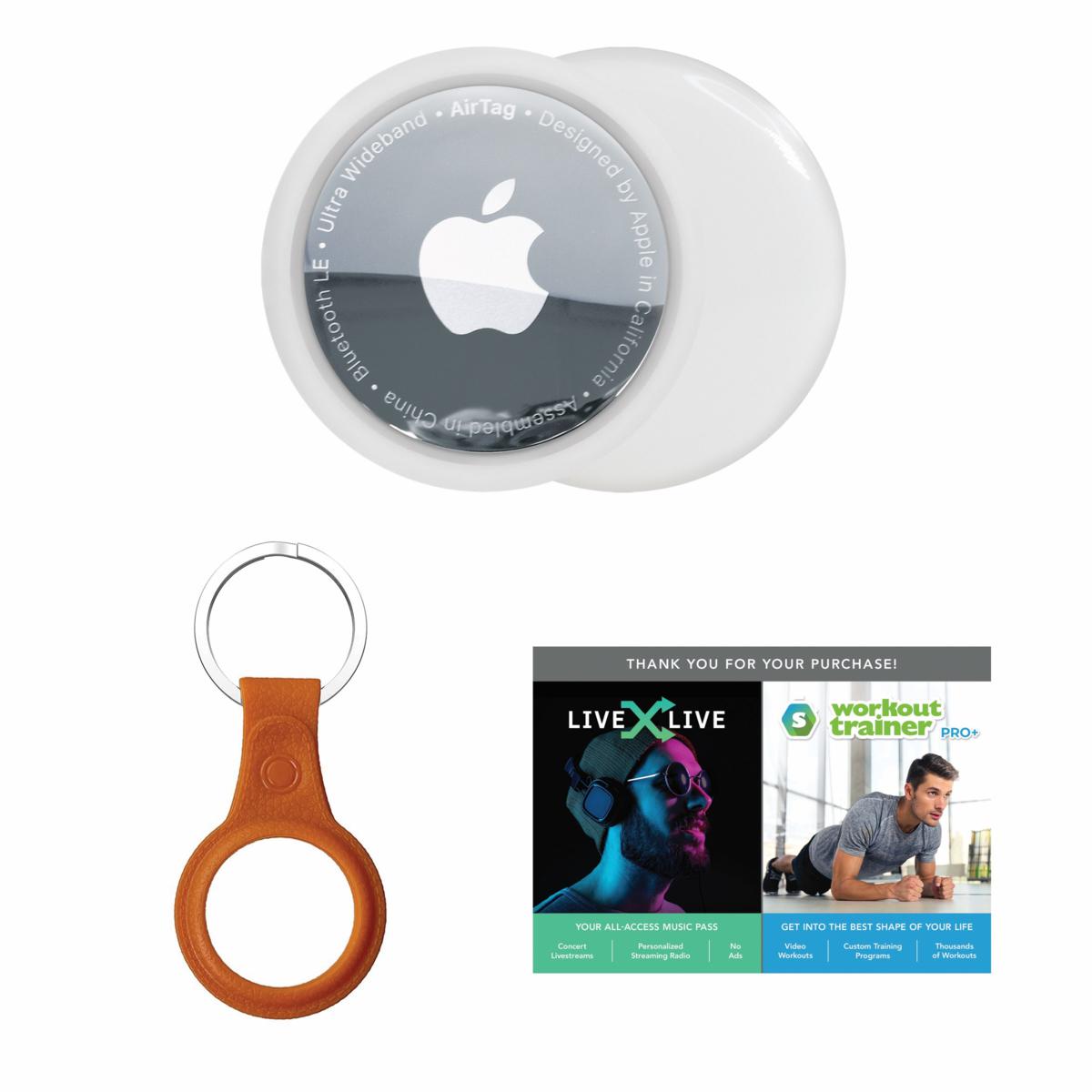 Apple AirTag with Software Suite and TPU Keychain Case | HSN