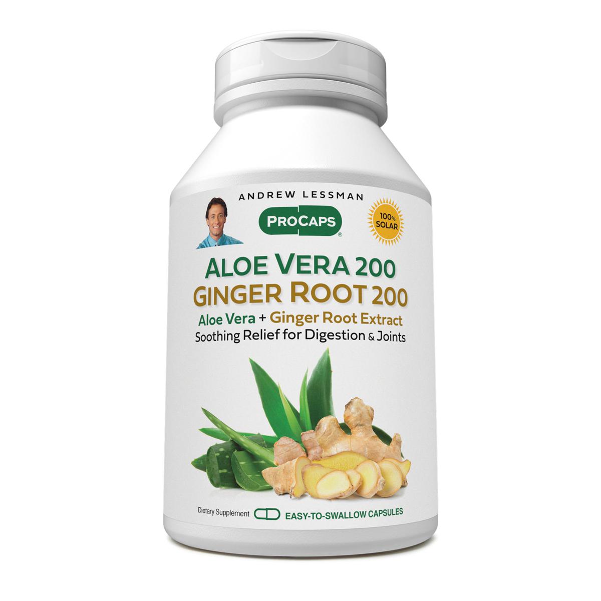 Andrew Lessman Aloe Vera 200 Ginger Root 200 - 60 Capsules | HSN