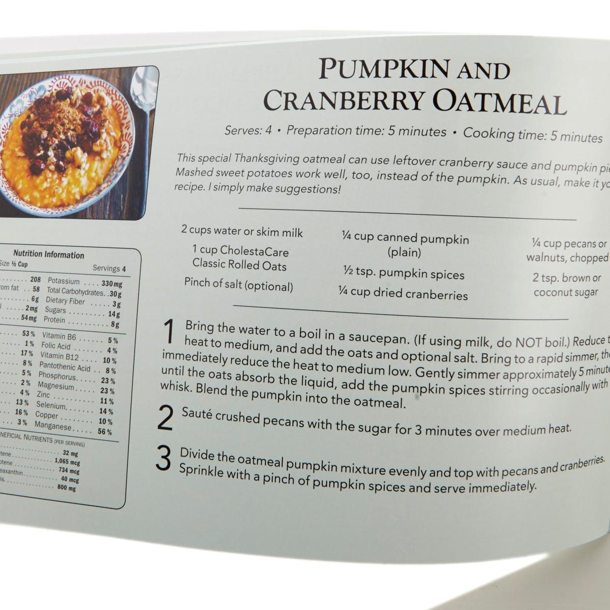 Andrew Lessman Muriel and Andrew's "Oat"standing Recipes Cookbook | HSN