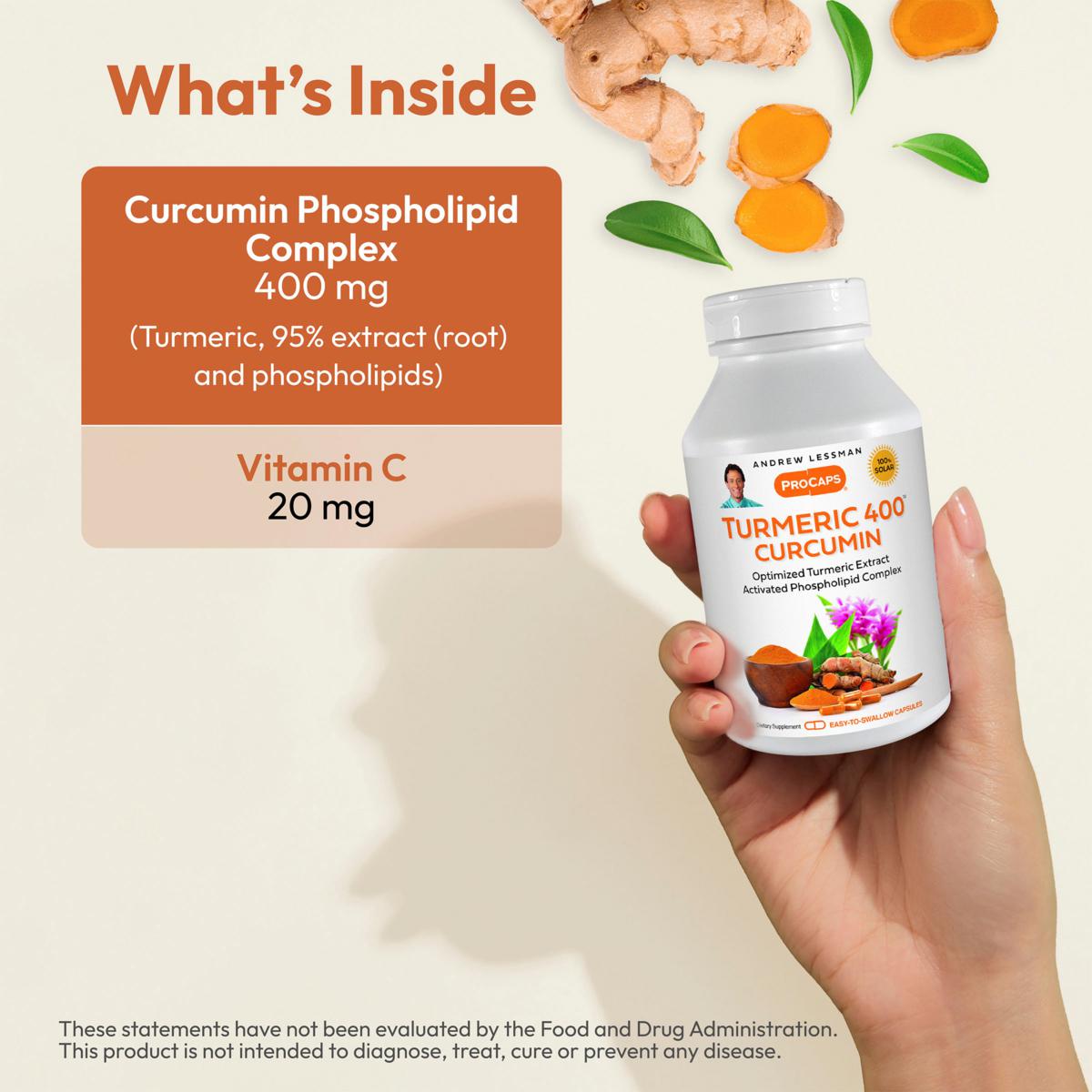 Andrew Lessman Turmeric-400 - 240 Capsules | HSN