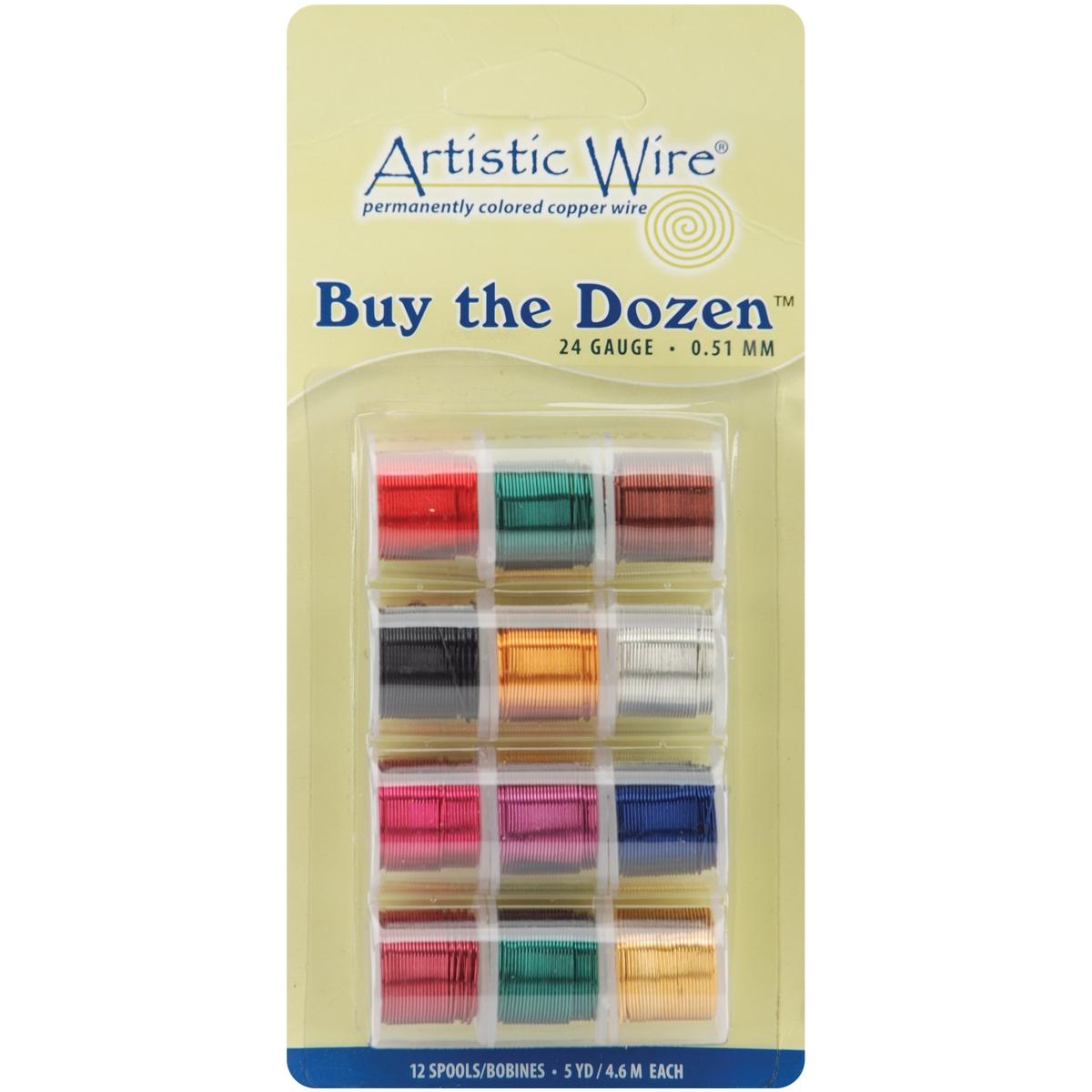 Artistic Wire Buy-The-Dozen 5yd 12/Pkg - 24 Gauge - 6371467 | HSN