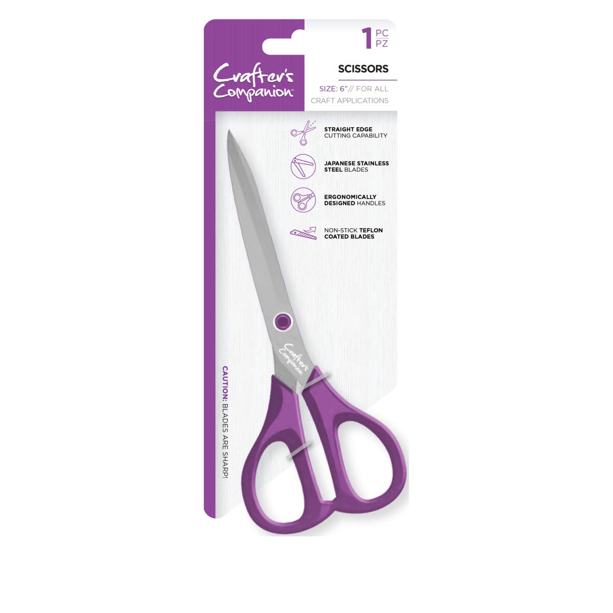 Crafter's Companion 6" Straight Scissors - 20063448 | HSN