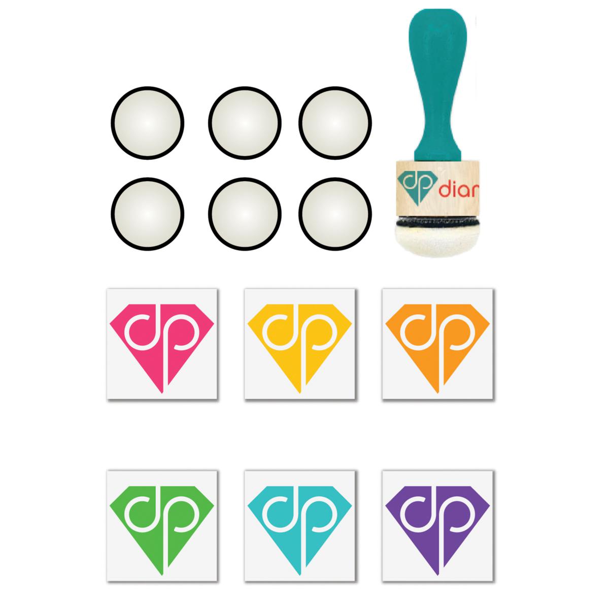 Diamond Press Ink Pad and Dauber Kit | HSN