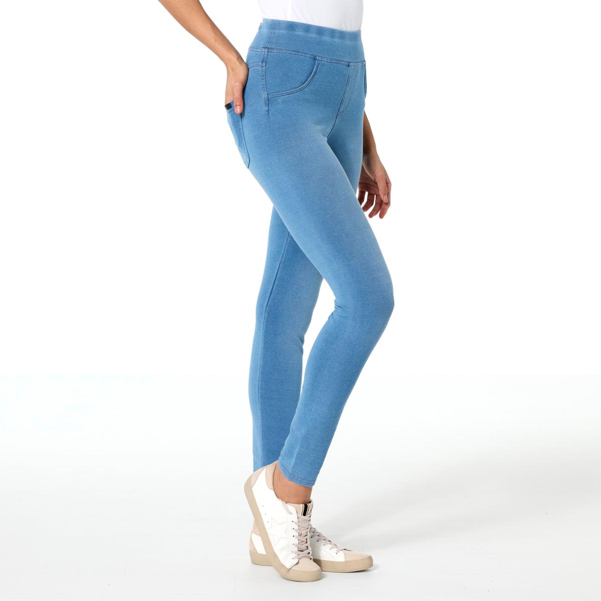 HUE High-Waist Game Changing Denim Legging | HSN