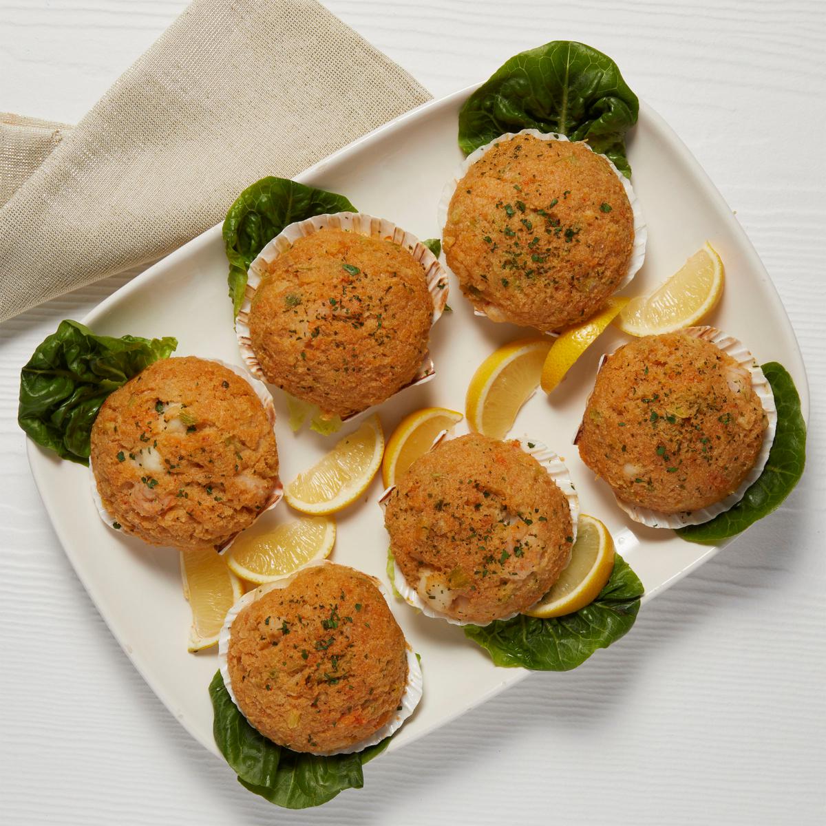 Emeril 10-count 6 oz. Seafood Stuffed Scallop Shells | HSN