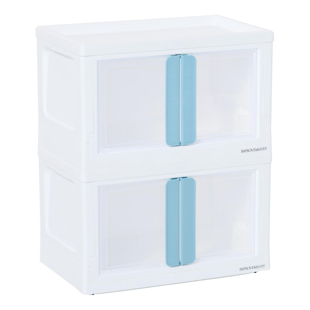 Improvements 2-pack Collapsible Double-Door Storage Cabinets | HSN