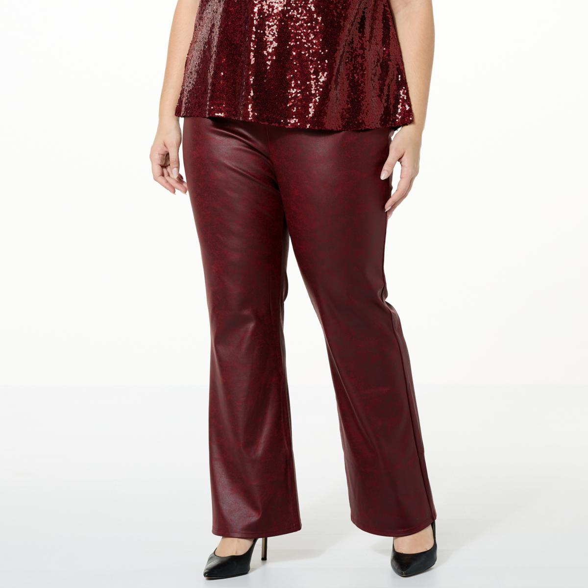 DG2 by Diane Gilman High-Rise Coated Knit Bootcut Lean Jean | HSN