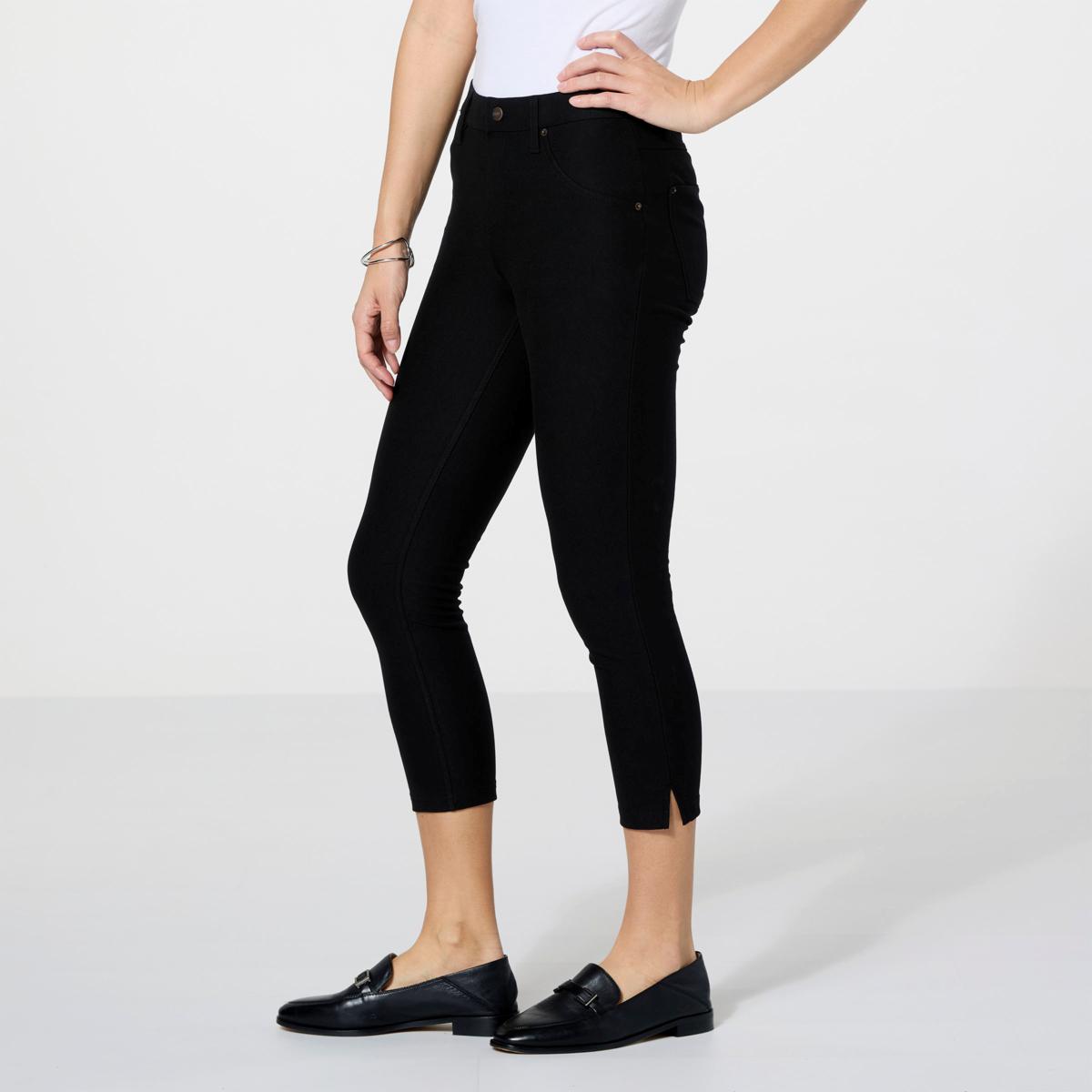 HUE Essential Denim Pull-On Capri - 21895326 | HSN