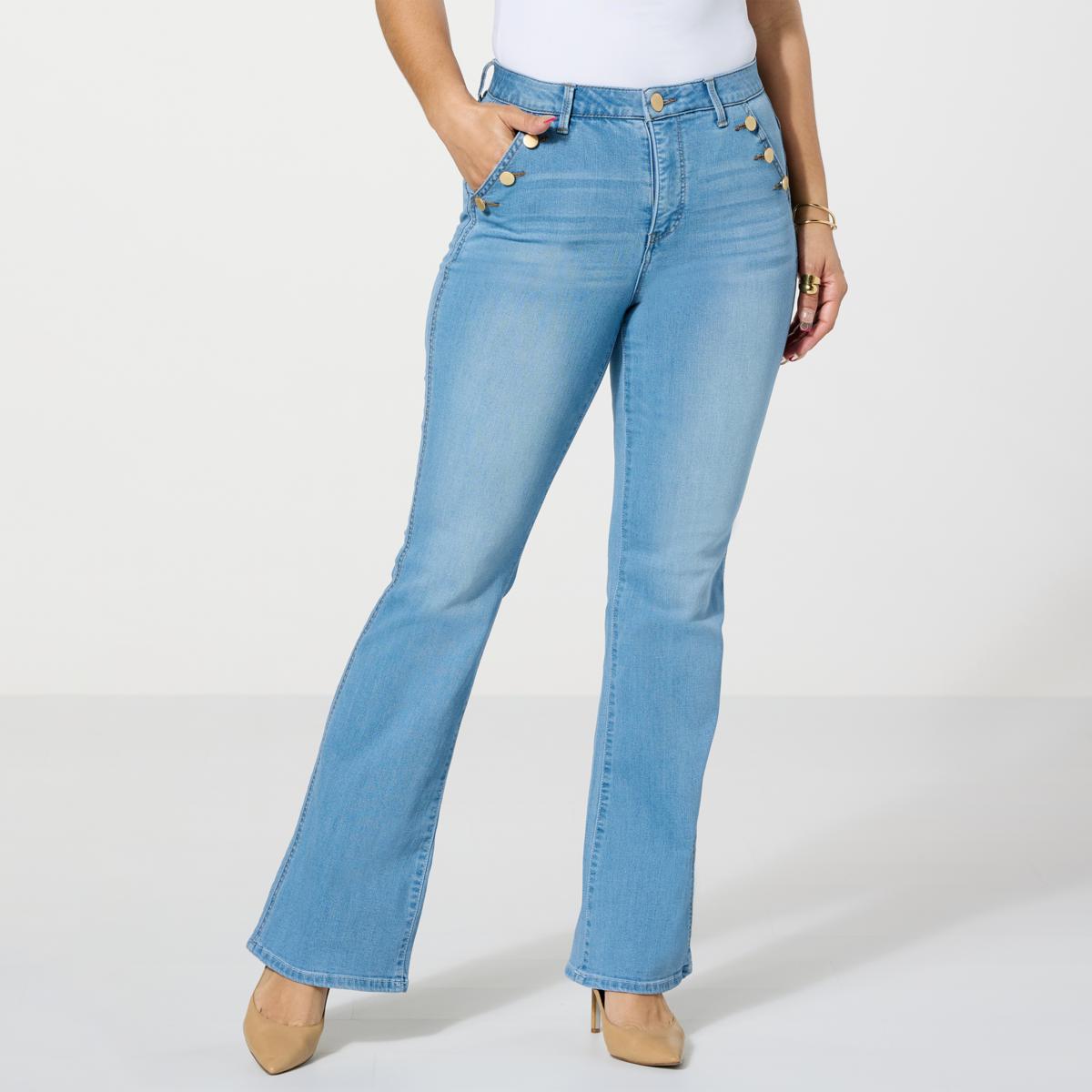 Democracy "Ab"solution® High-Rise Itty Bitty More Bootcut Jean | HSN