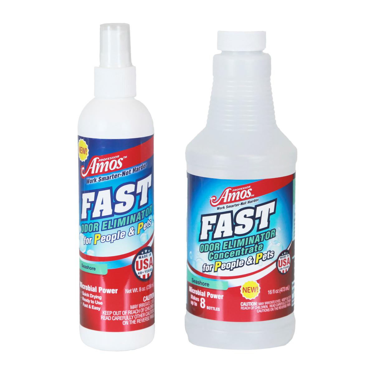 Professor Amos Fast Microbial Odor Eliminator Concentrated Kit | HSN