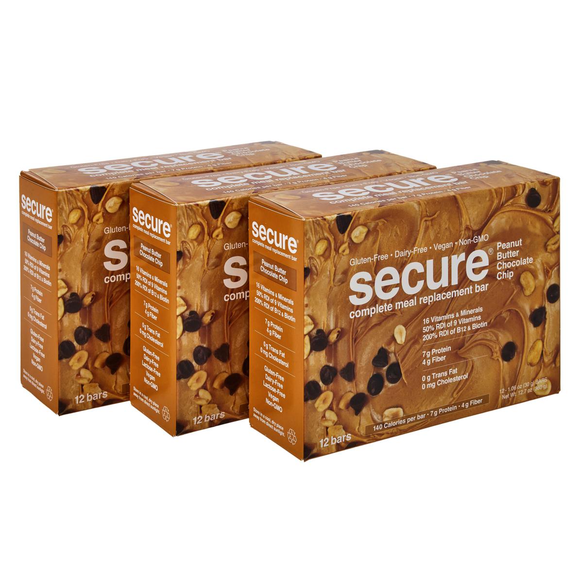 Andrew Lessman Secure Complete Meal Replacement Bars - 36-count | HSN