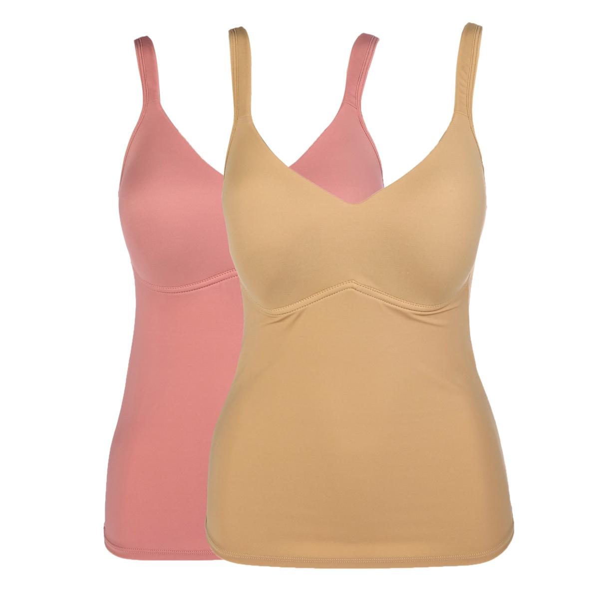 Rhonda Shear 2-pack Molded Cup Cami Tank Top - 22458857 | HSN