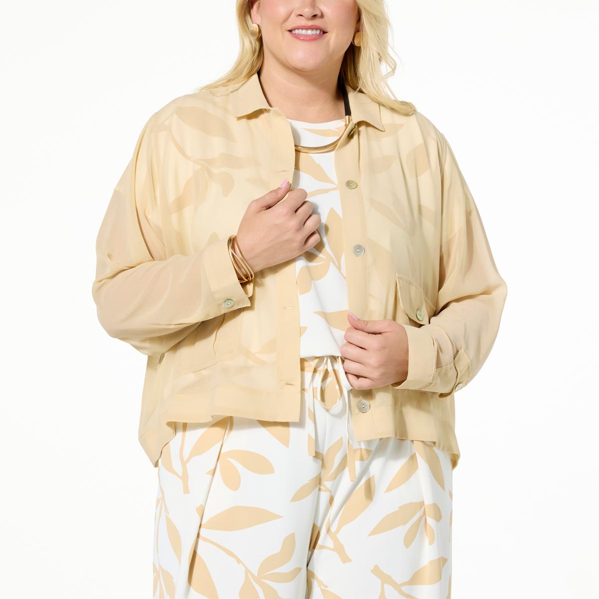 WynneLayers Chiffon Jacket | HSN
