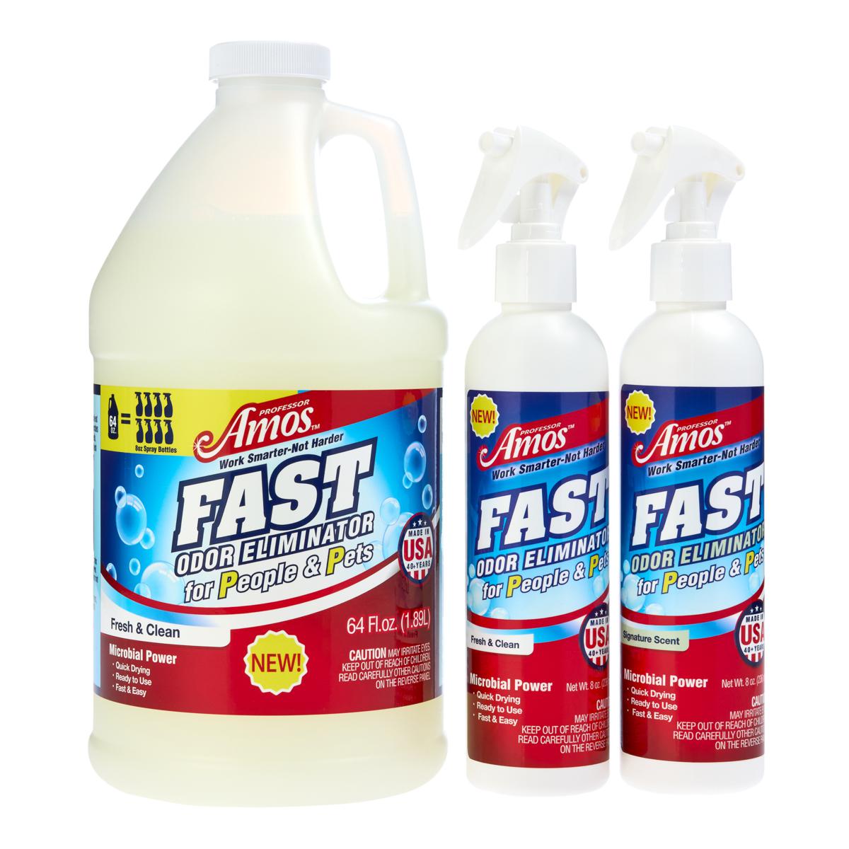 Professor Amos 80 oz. Fast Microbial Odor Eliminator | HSN