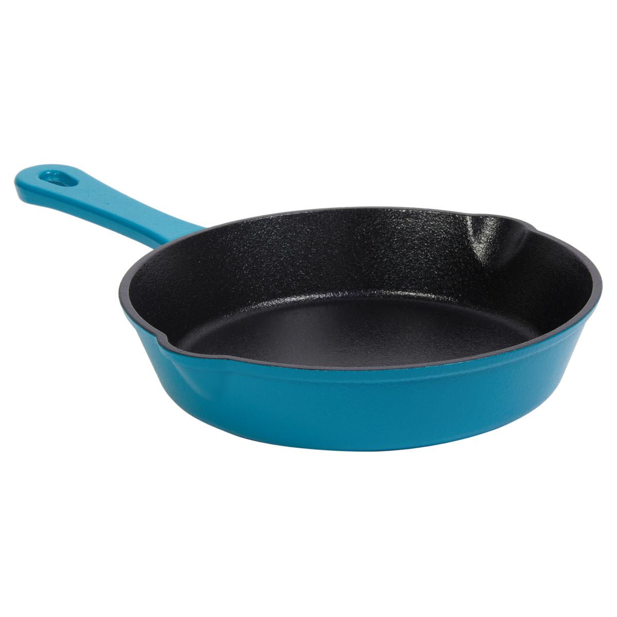 Kitchen HQ Diamond-Infused Ceramic Nonstick 8" Cast Iron Skillet ...