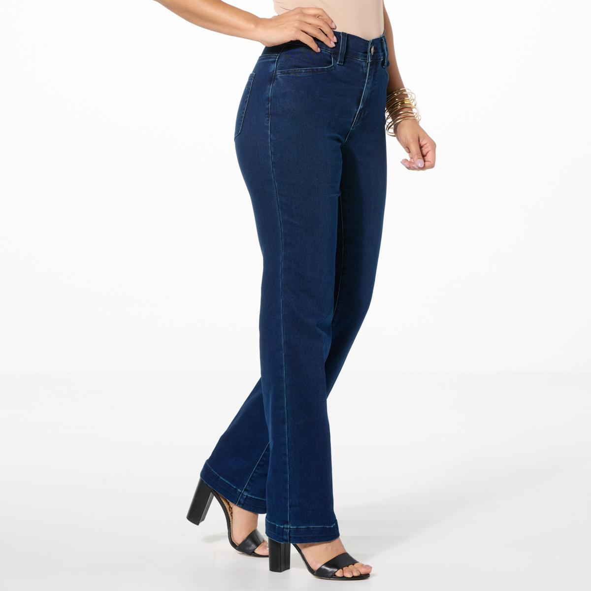DG2 by Diane Gilman Virtual Stretch Angled Pocket Trouser Jean ...
