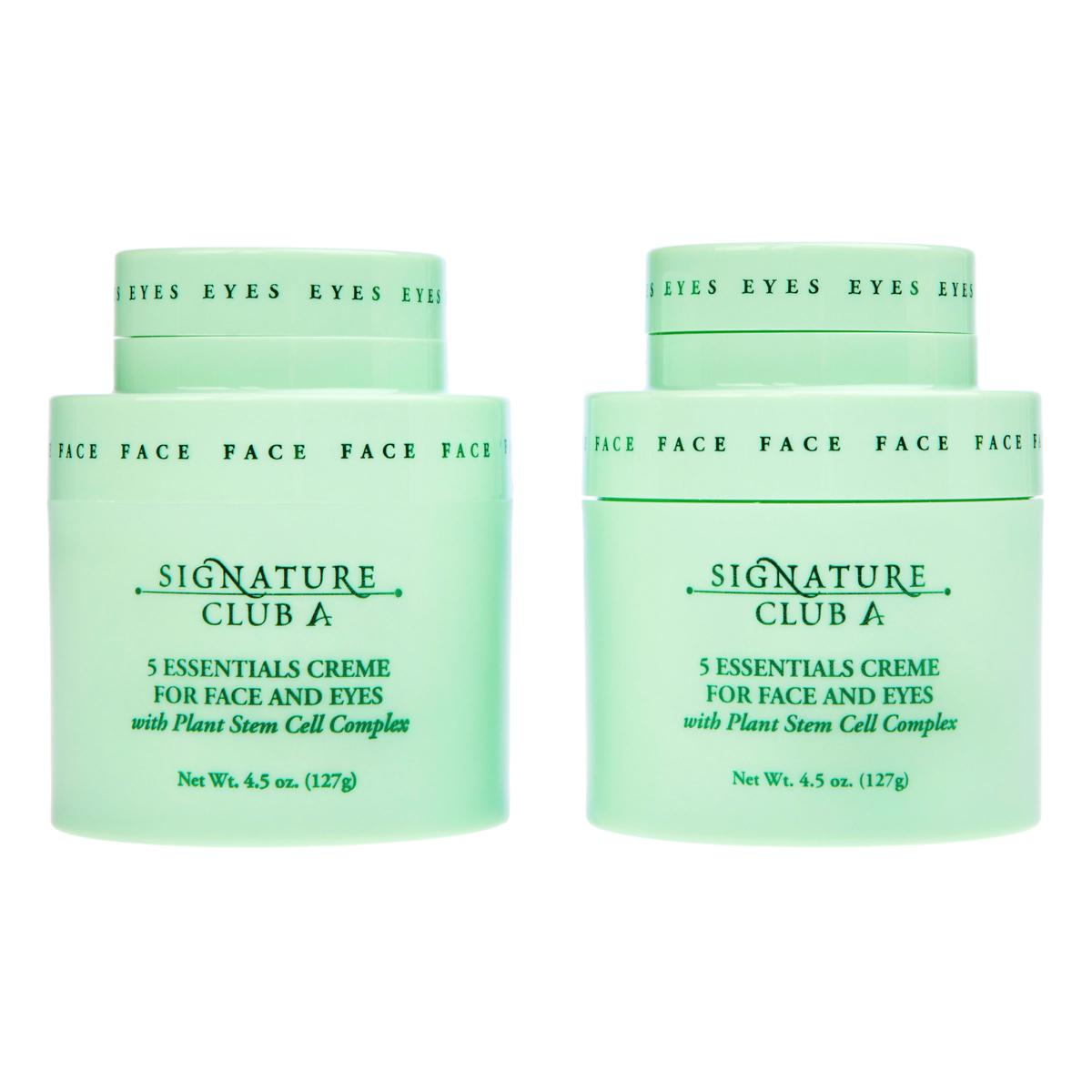 Signature Club A 5 Essentials Cream for Face and Eyes 2-Pack - 10092815 ...