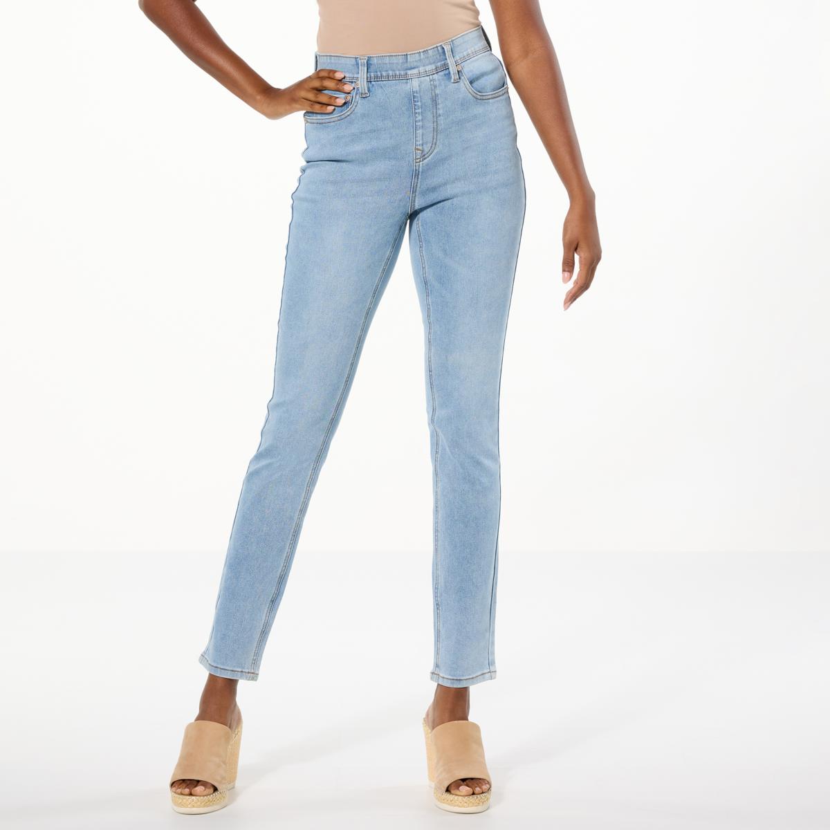 DG2 by Diane Gilman Virtual Stretch Denim Pull-On 5-Pocket Jegging | HSN