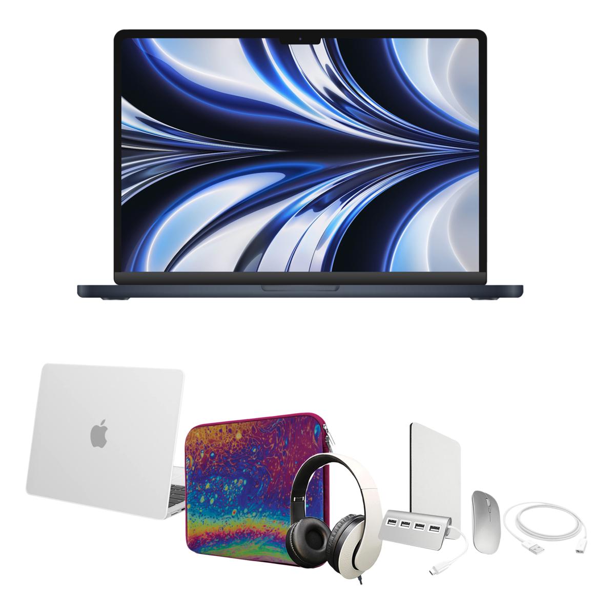 Apple MacBook Air 15.3" M2 256GB Laptop Bundle w/Headphones & Mouse - 22985042 | HSN