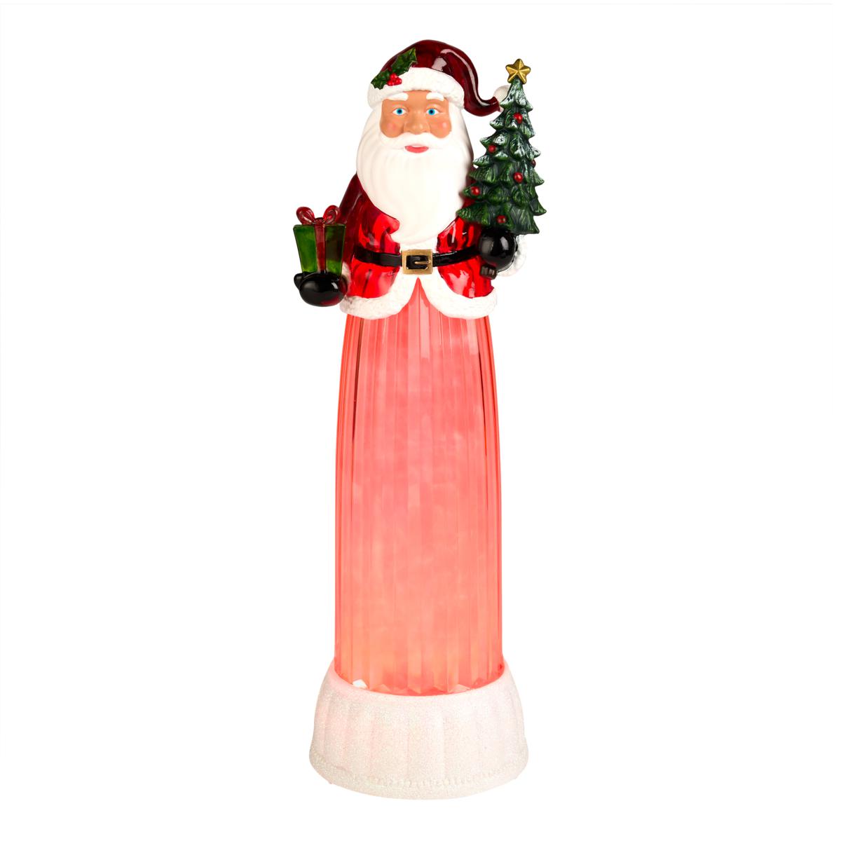 Winter Lane Smoky Swirling Holiday Character Globe | HSN