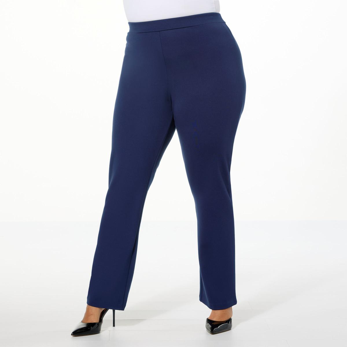 IMAN Global Chic Straight Leg Ponte Pant | HSN