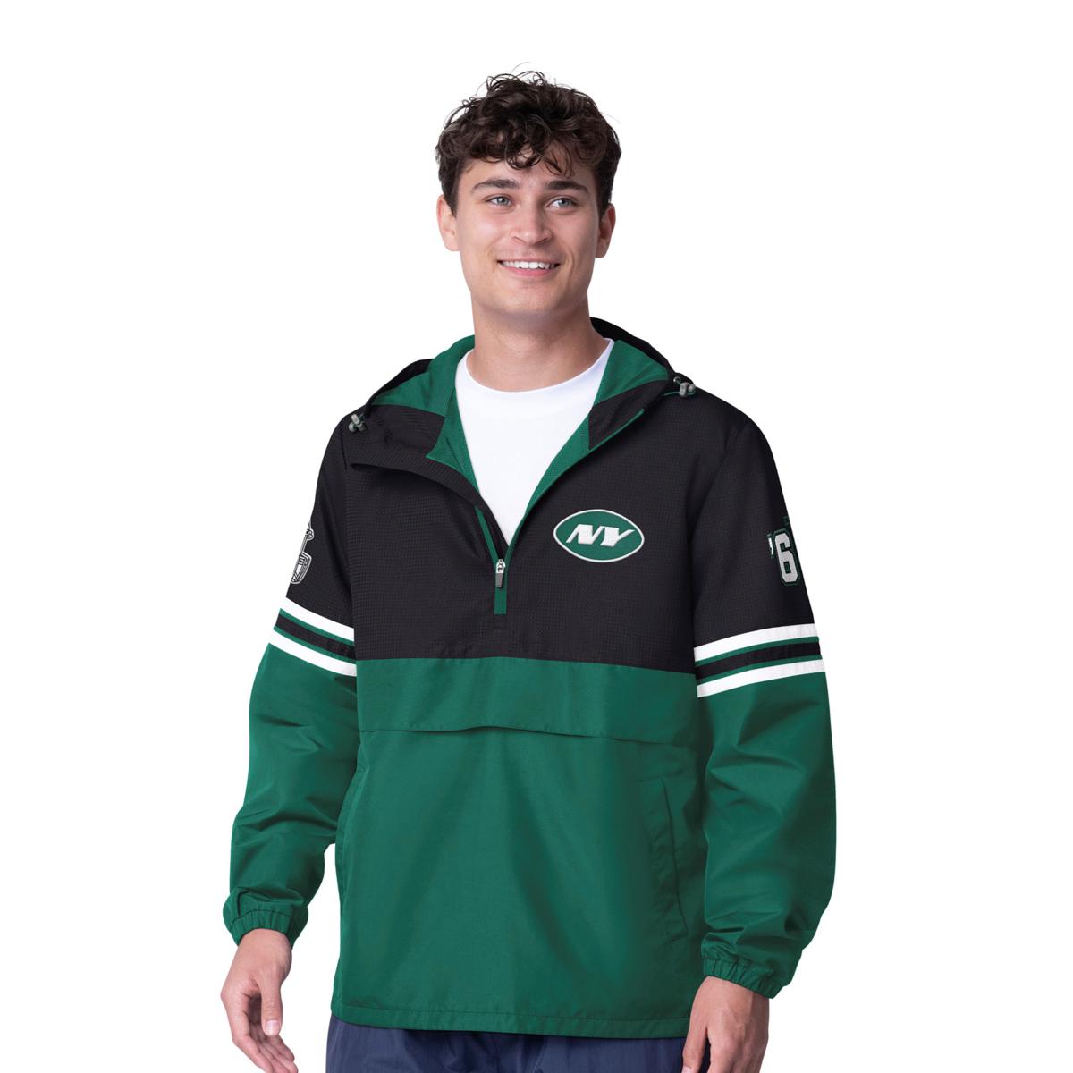 Officially Licensed NFL Men's Batter Up Hooded Pullover Jacket by Glll ...