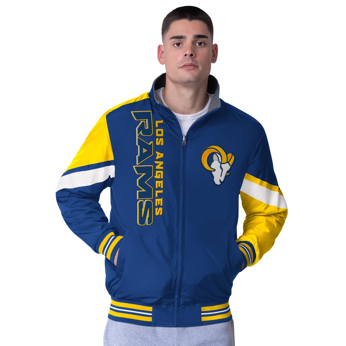 Officially Licensed NFL by Carl Banks Reversible Jacket - Rams | HSN