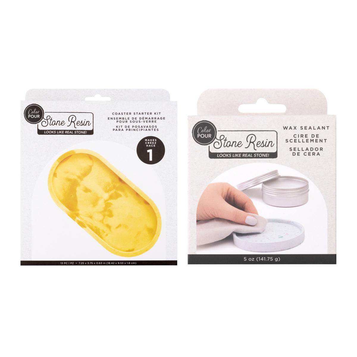 American Crafts Color Pour Stone Resin Starter Kit | HSN