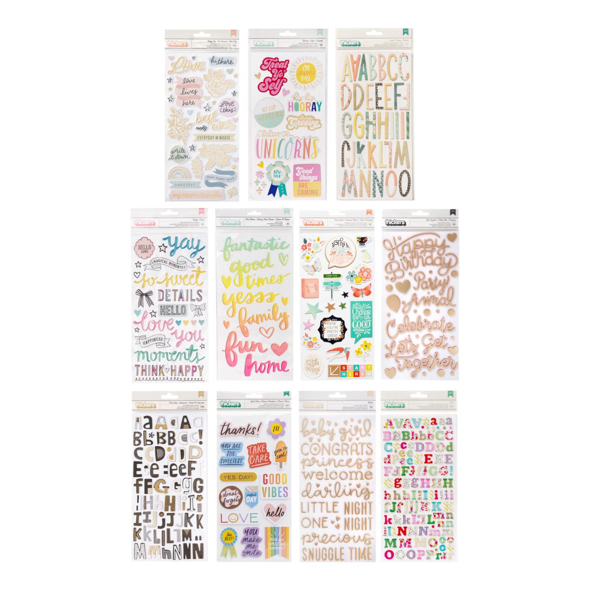 We R Makers Thickers Fun Sticker Bundle - 23219762 | HSN