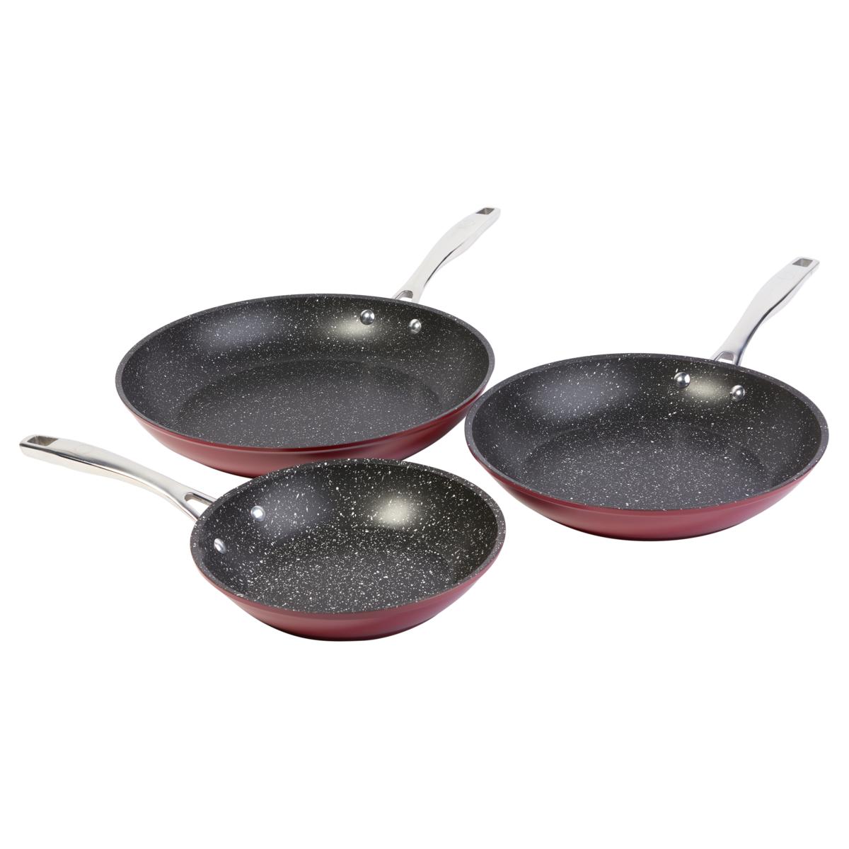 Curtis Stone Dura-Pan+ 3-piece Frypan Set | HSN