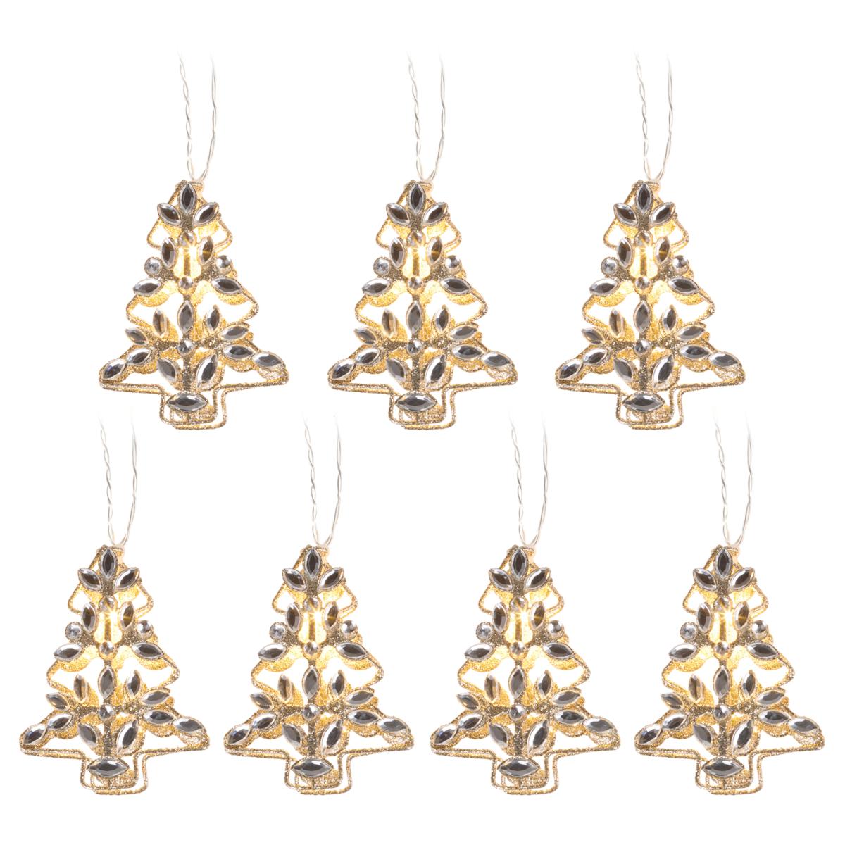 august & leo 72" Jeweled Glitter Tree String Lights - 23280520 | HSN