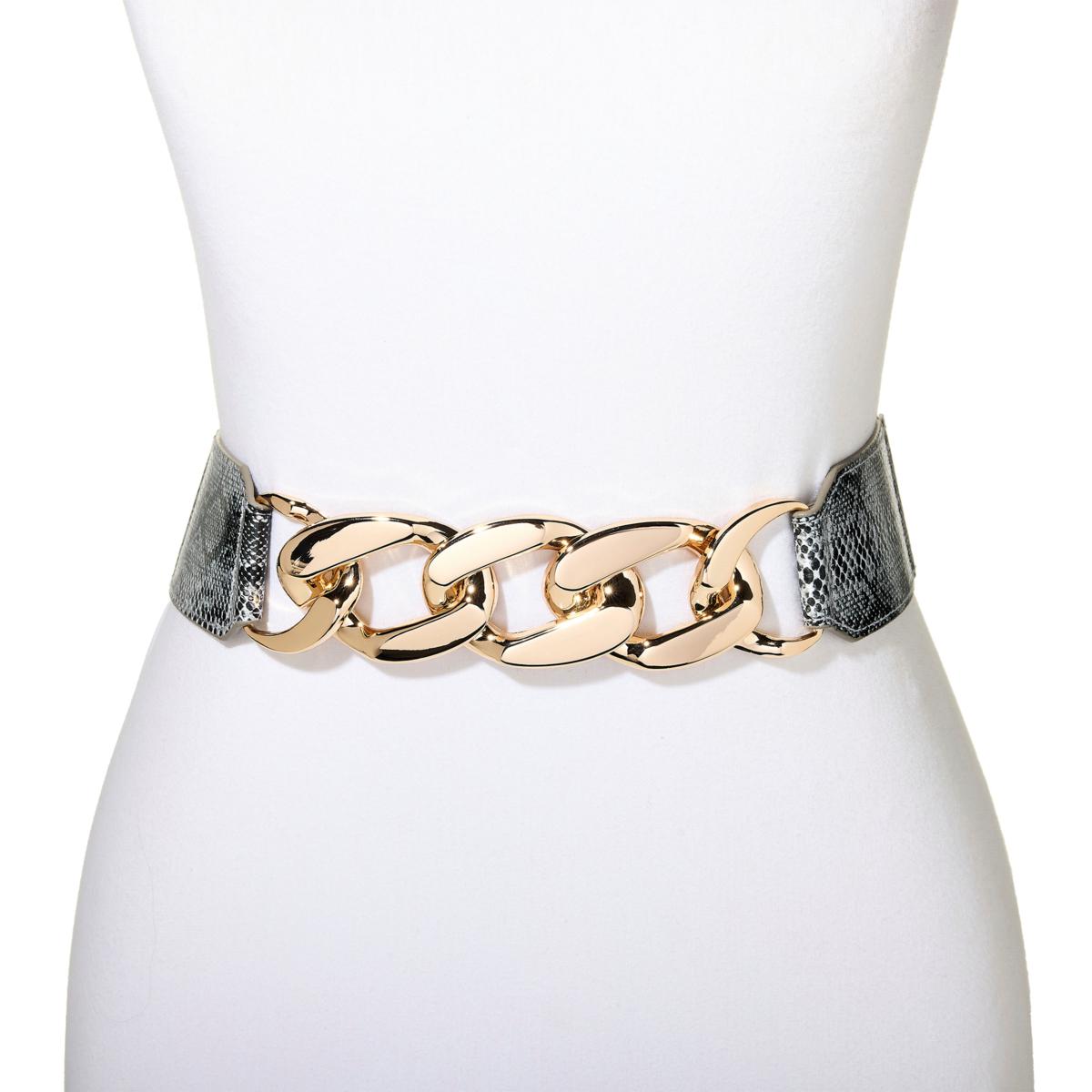 Antthony Snake Chain Stretch Belt | HSN