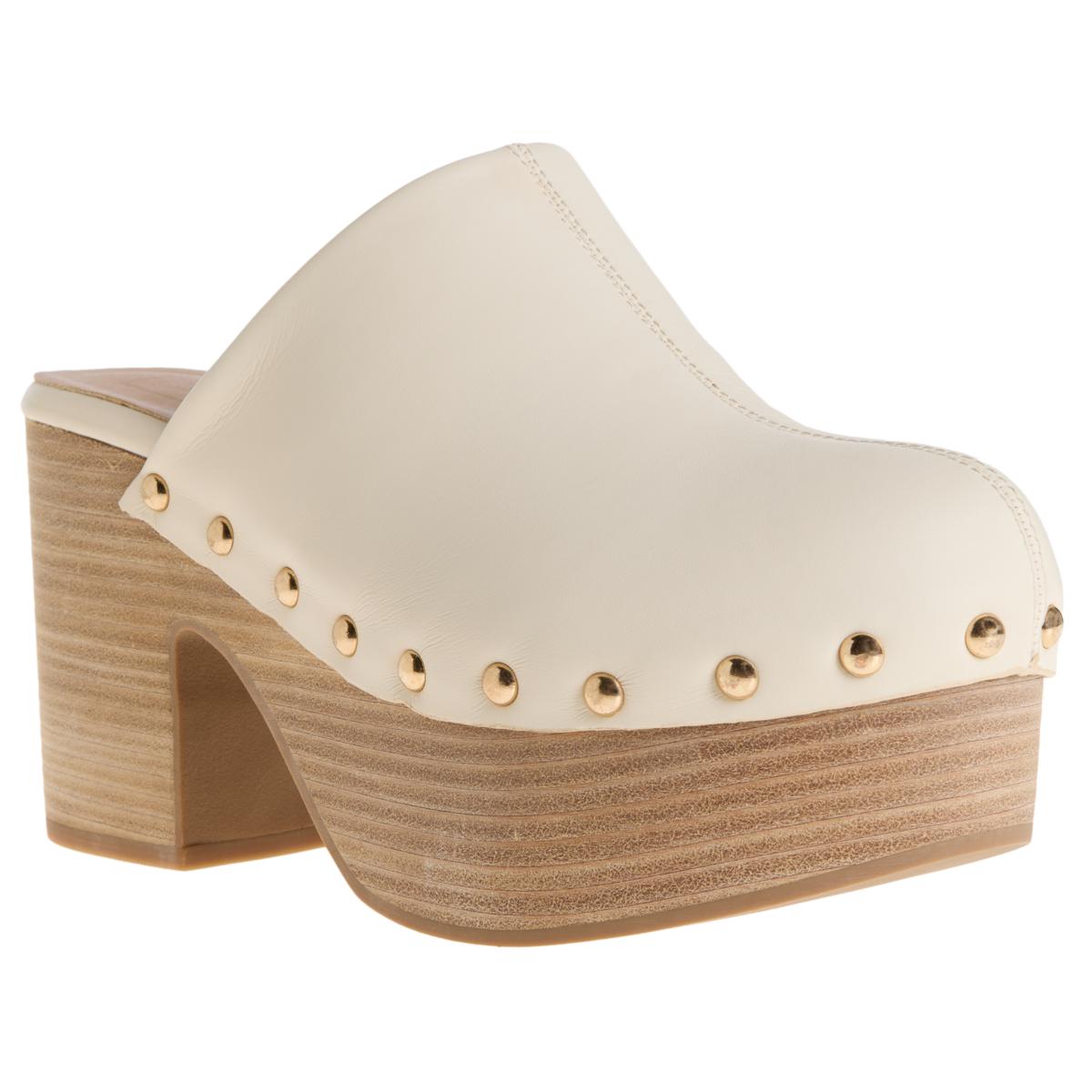 SHUSHOP Gigi Clog with Nail Head Studs - 23291866 | HSN