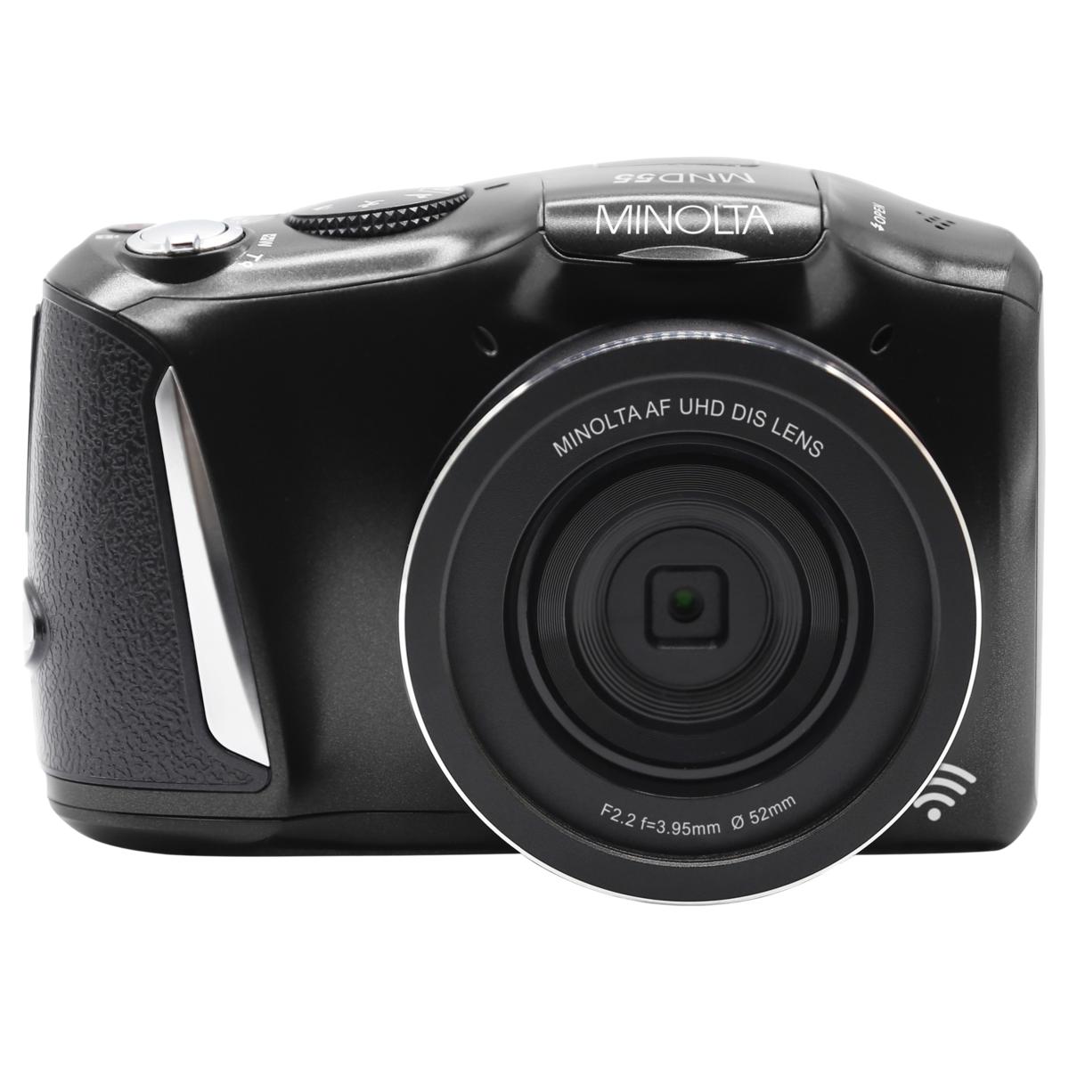 Minolta MND55 64 MP 4k Video 16x Zoom Digital Camera w/3" LCD Screen | HSN