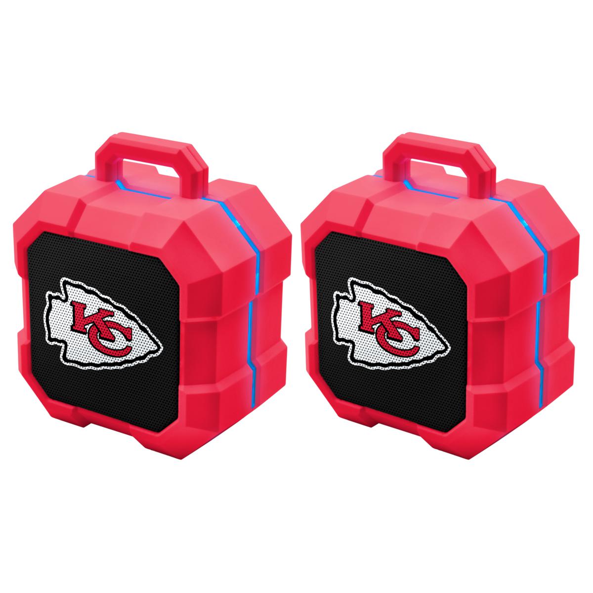 Officially Licensed NFL Wireless Speaker - 2-pack - Chiefs - 23303170 | HSN