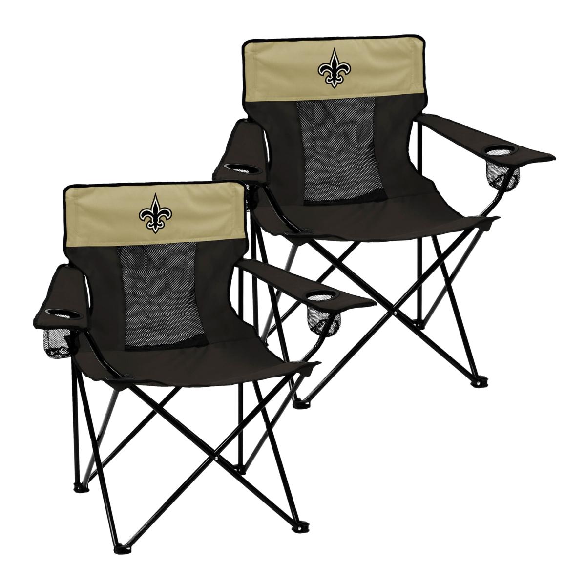 Officially Licensed NFL Logo Brands Tailgate Chairs - Saints - 23323967 ...