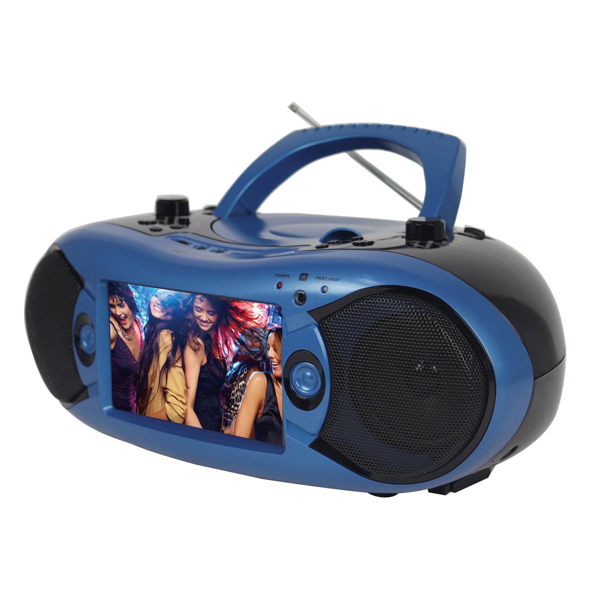 Emerson 7" LCD Wireless Stereo Boombox w/TV, CD/DVD, & AM/FM - 23325626 ...