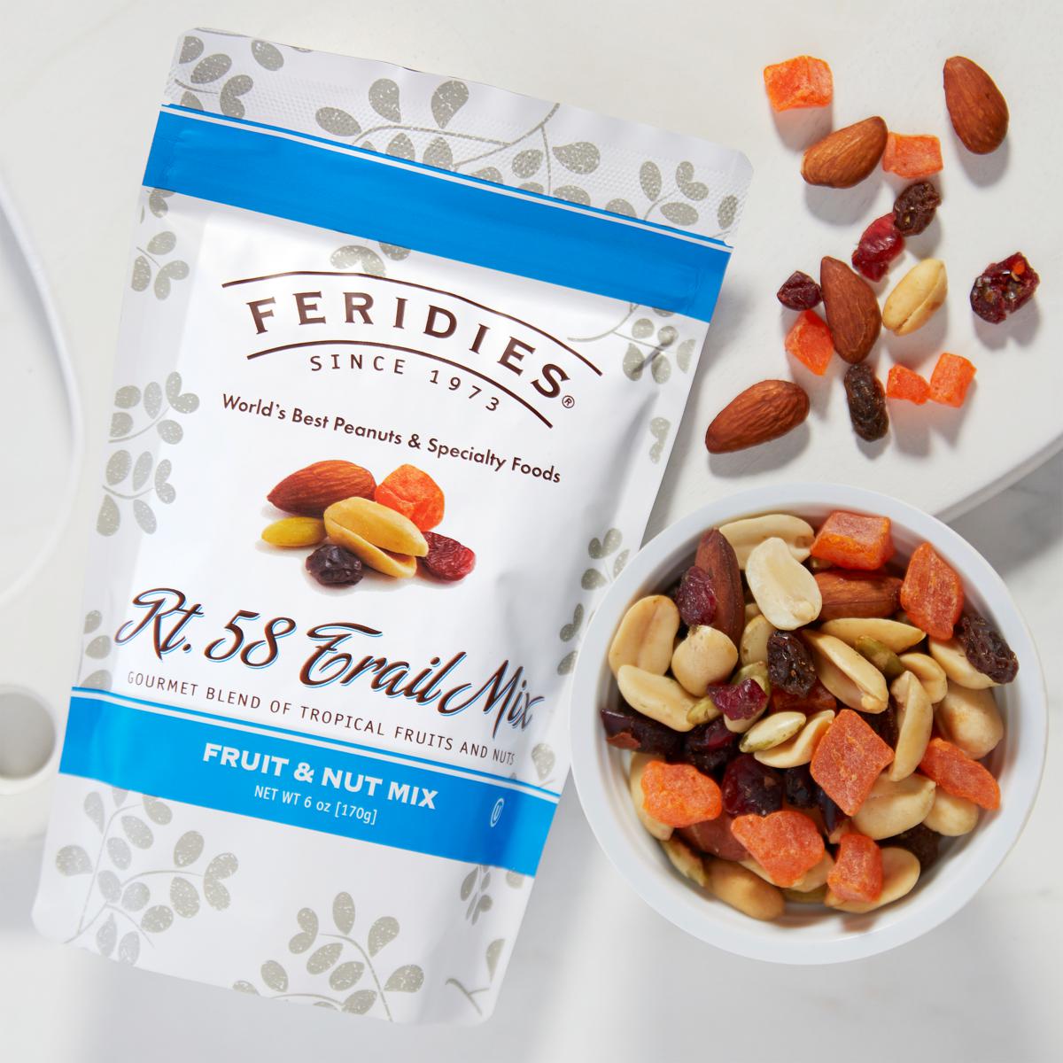 FERIDIES 4-pack 6 oz. Rt. 58 Trail Mix Snack Bags - 23345764 | HSN