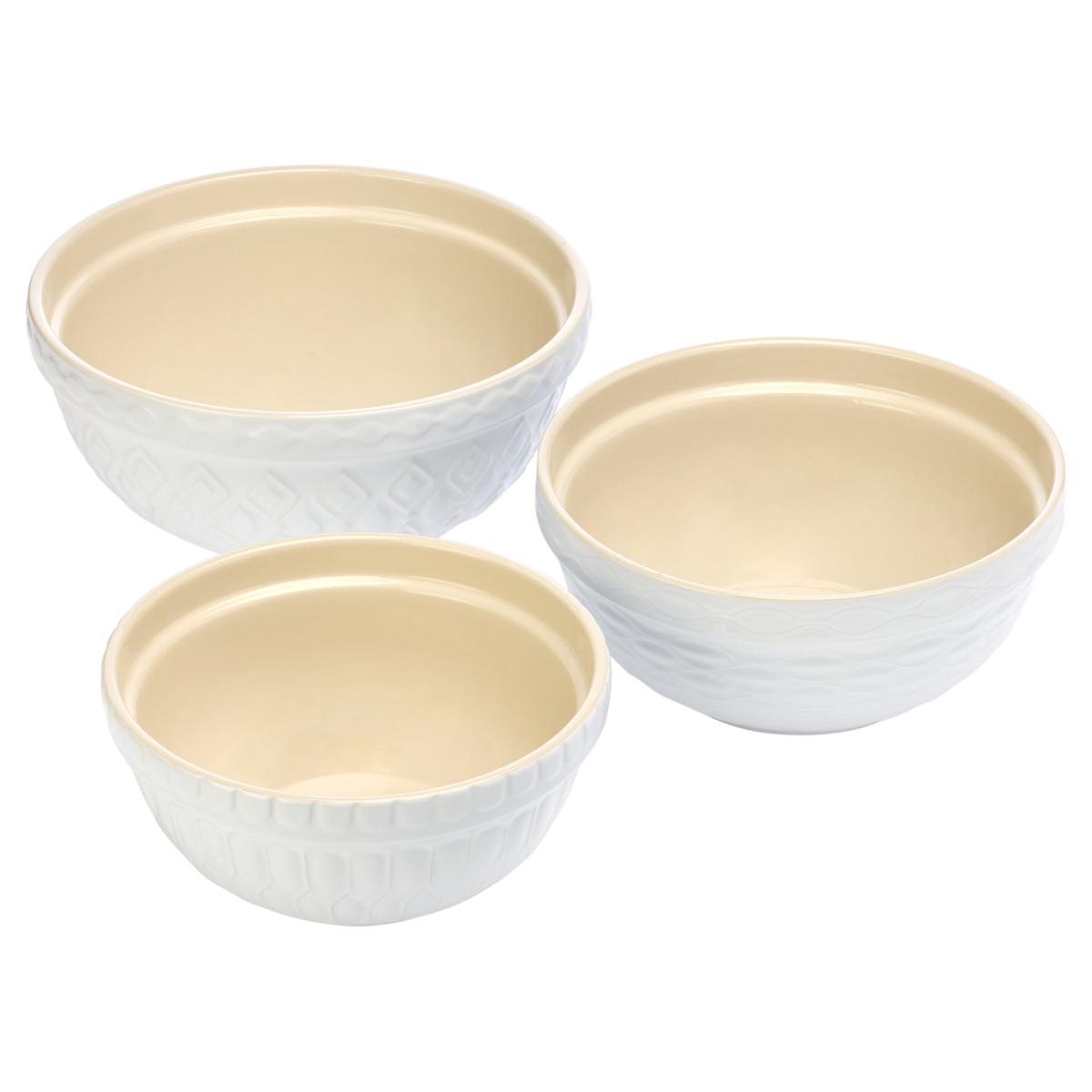 Curtis Stone 3-piece Ceramic Mixing Bowls | HSN