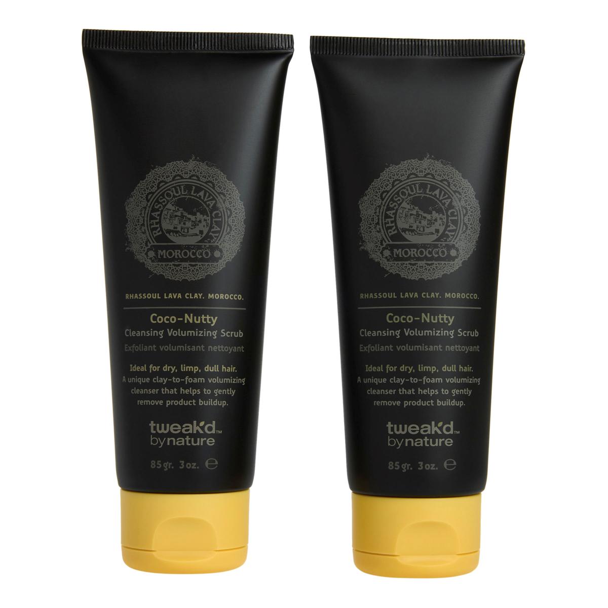 Tweak'd by Nature Coco-Nutty Rhassoul Volumizing Hair Cleansing Scrub | HSN