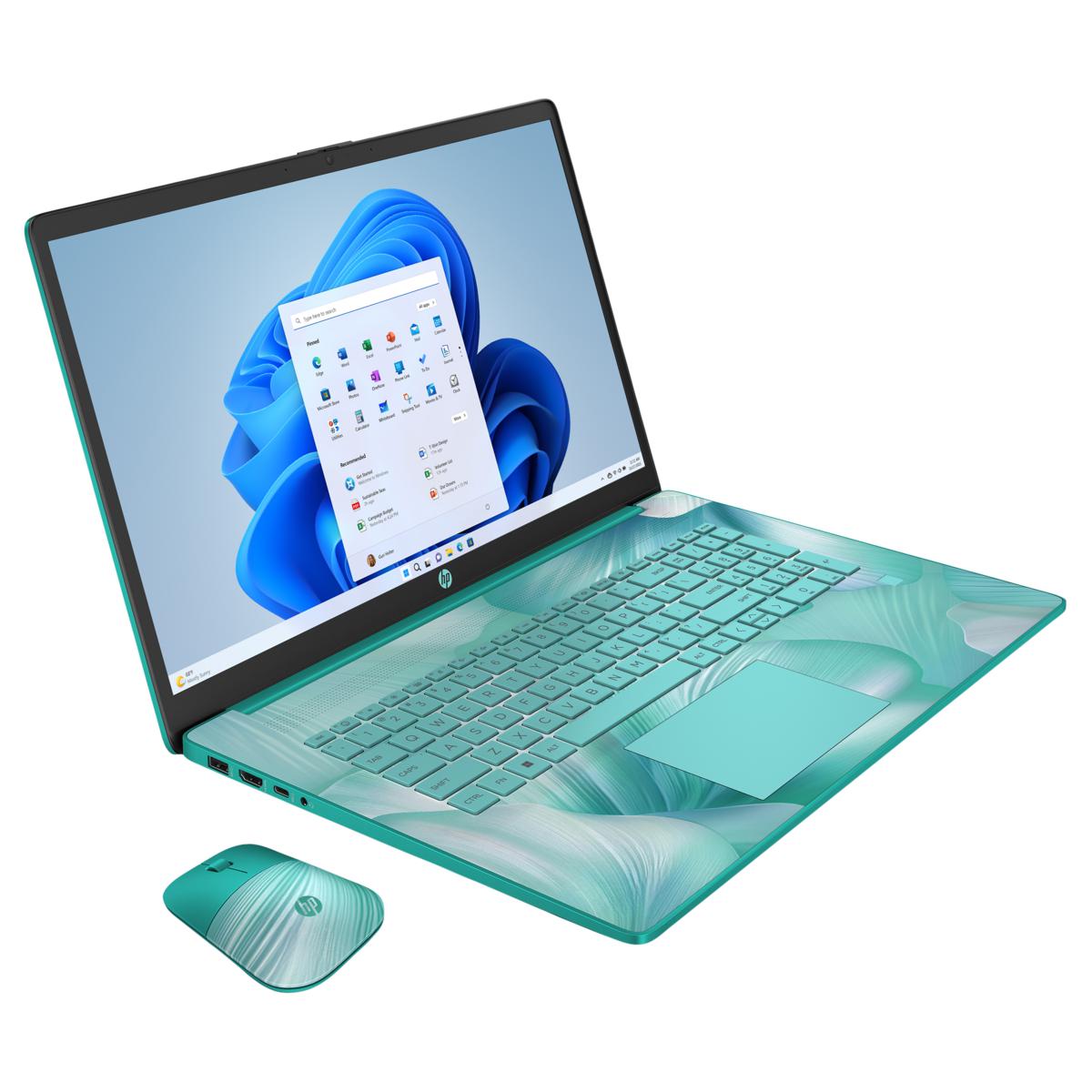 HP 17" Touch Intel 4GB RAM 128GB SSD Laptop with Office 365 & Mouse ...