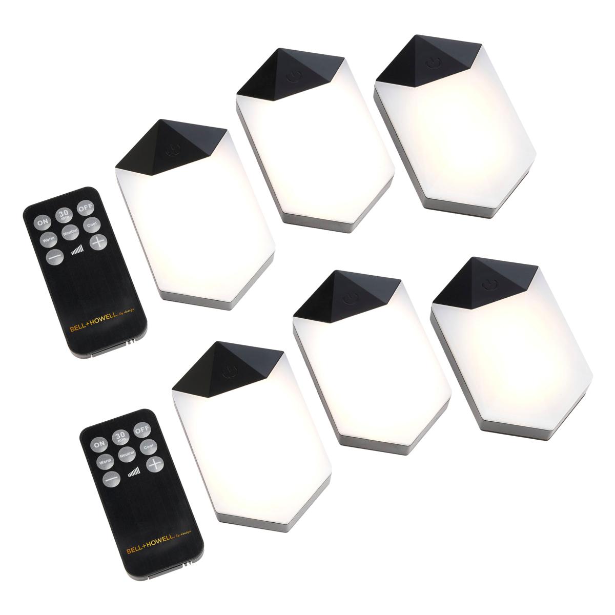 Bell+Howell by Design Diamond Touch Wall Light - 6-pack - 23362666 | HSN