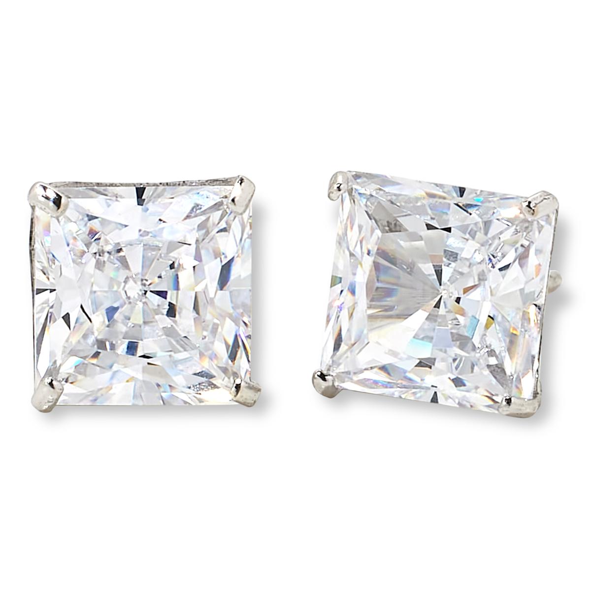 Radiance by Absolute™ 10K Gold Solitaire Stud Earrings | HSN