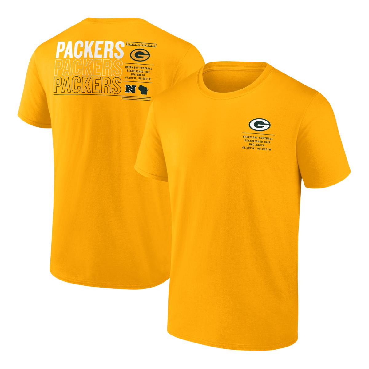 Officially Licensed NFL Fanatics Men's Short Sleeve T-Shirt - Packers ...