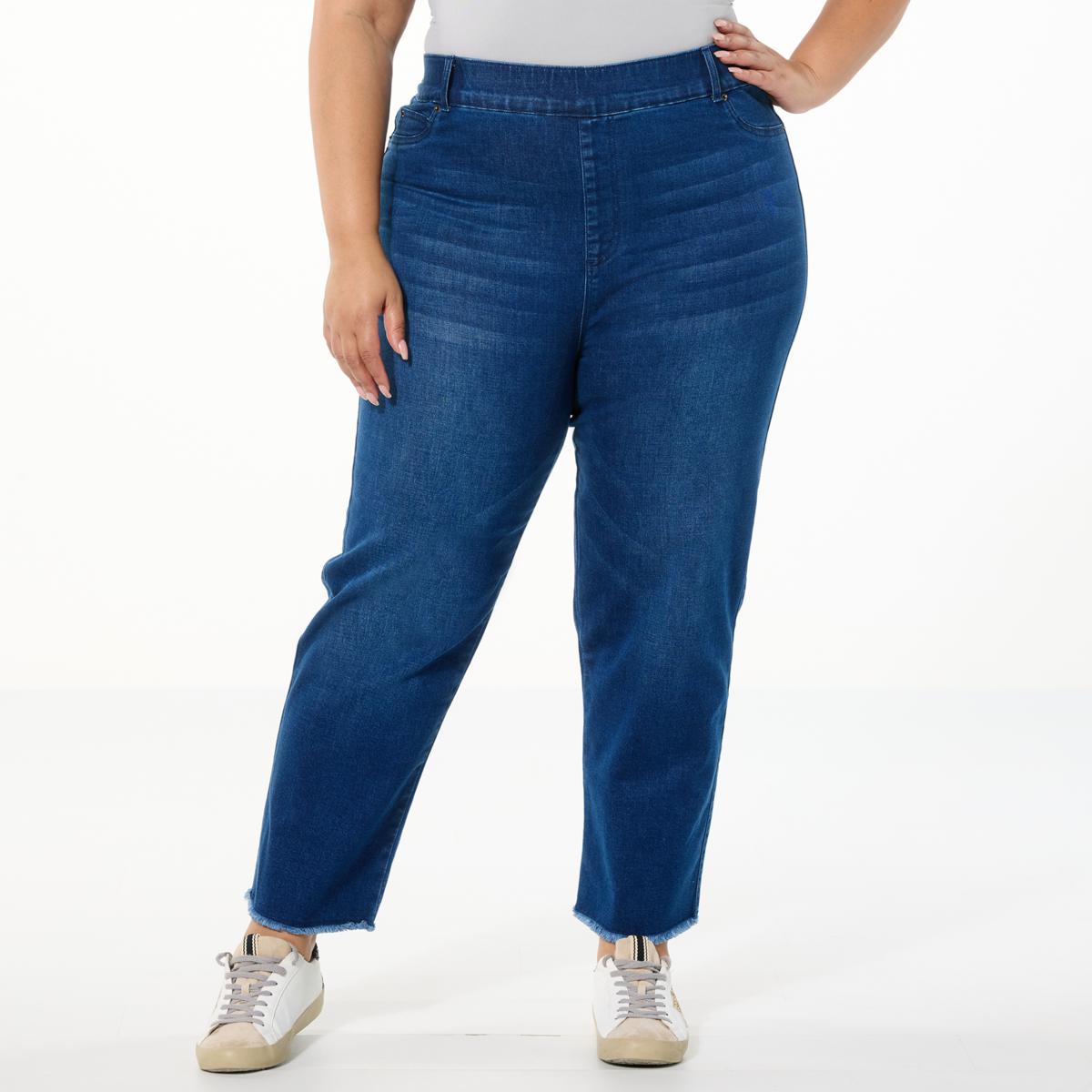 Colleen Lopez Stretch Denim Crop Pant | HSN