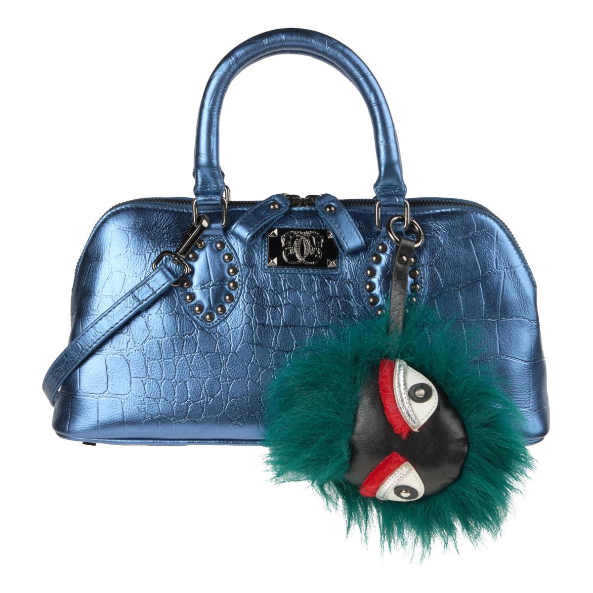 Sharif Legacy Croc Leather Satchel with Keychain | HSN